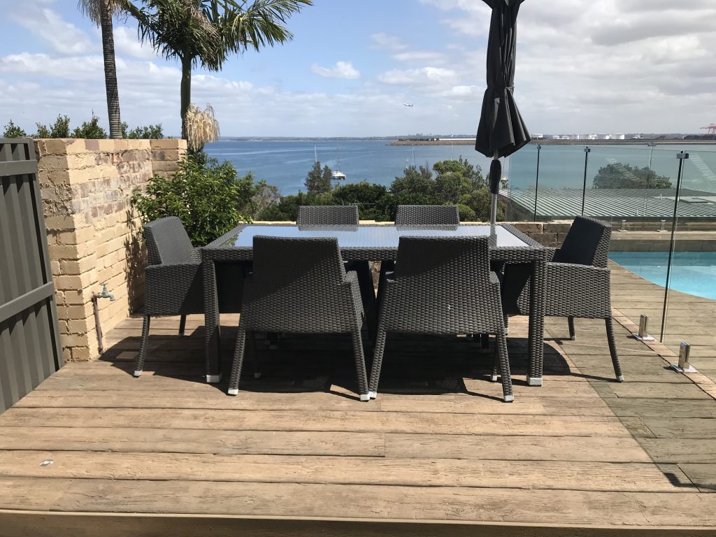 Projects - Millboard Weathered Oak Pool Deck - La Perouse