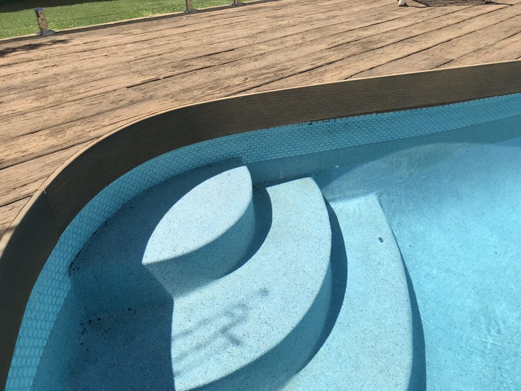 Projects - Millboard Weathered Oak Pool Deck - La Perouse